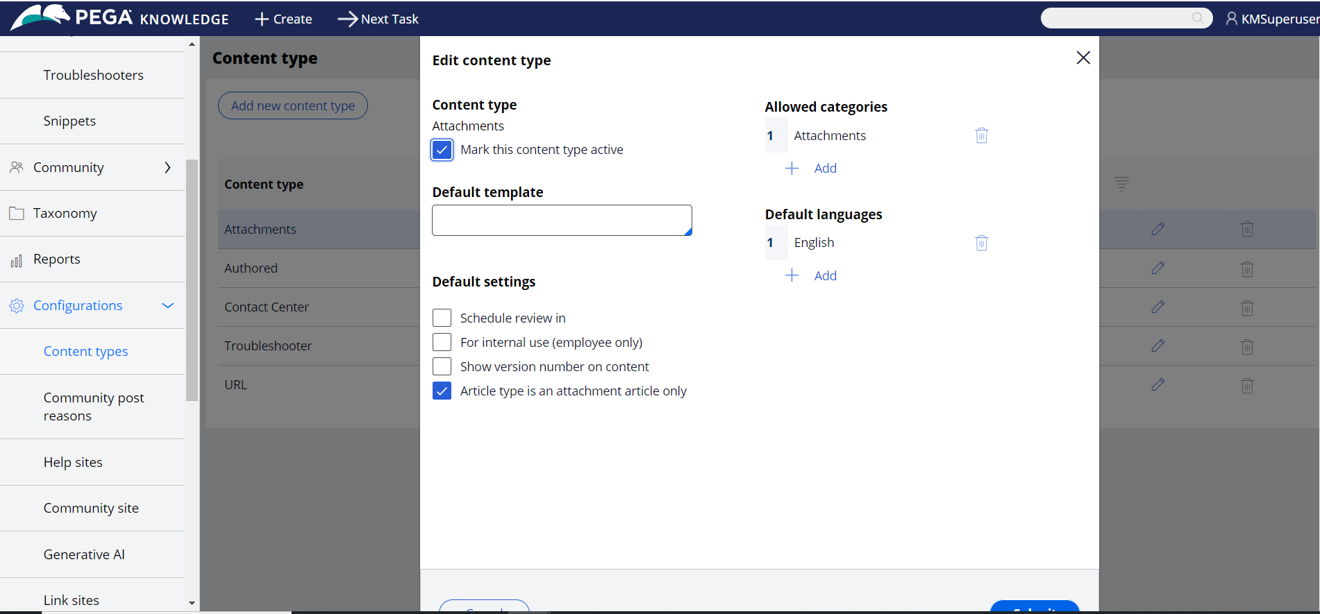 Pega Knowledge Buddy - Attachment in data source | Support Center